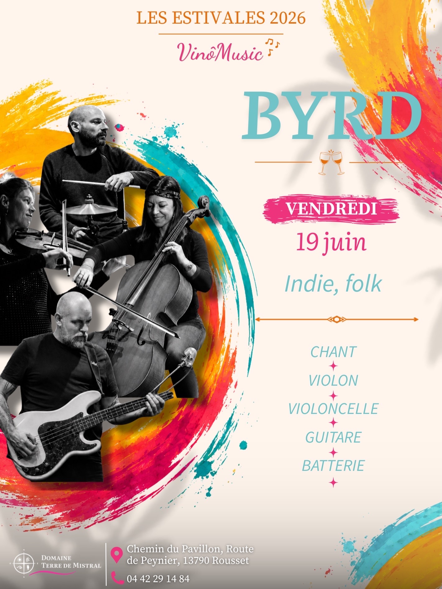 Estivales Vinômusic - Byrd MyProvence